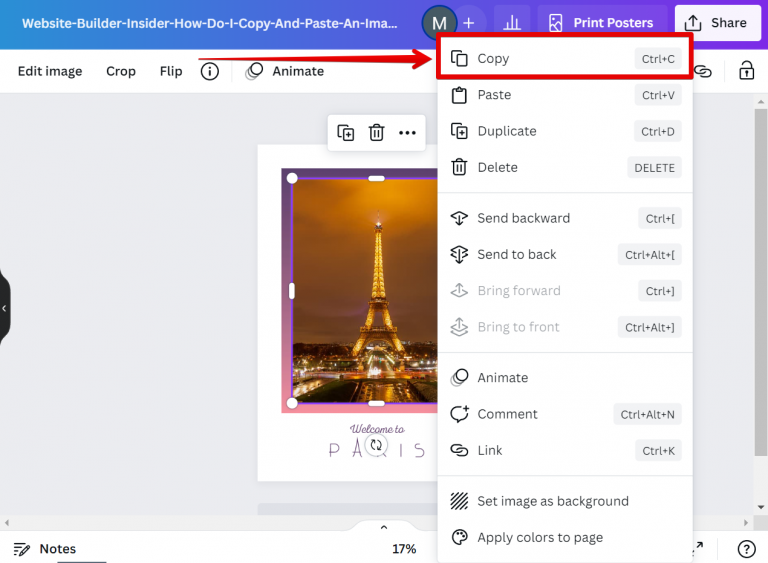 How Do I Copy and Paste an Image Into Canva? - WebsiteBuilderInsider.com