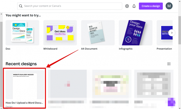 How To Upload a Word Document to Canva in 2024? - WebsiteBuilderInsider.com