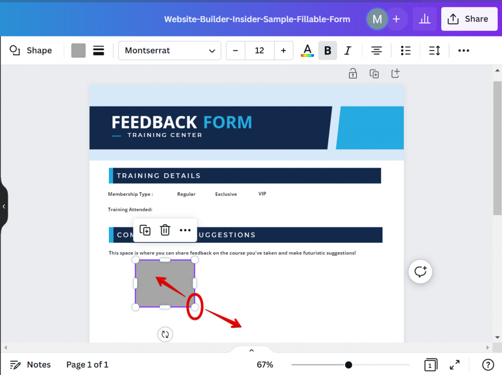 Can I Create a Fillable Form in Canva? - WebsiteBuilderInsider.com