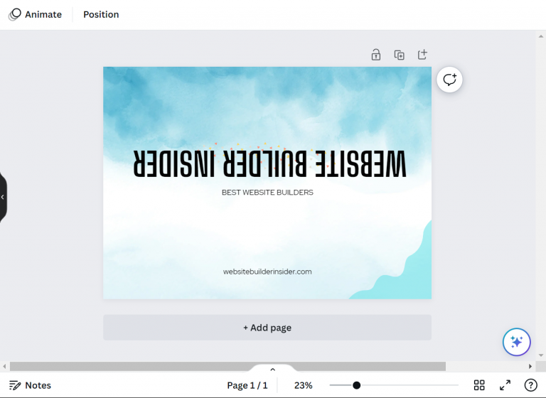 Can You Flip Text Backwards in Canva? - WebsiteBuilderInsider.com