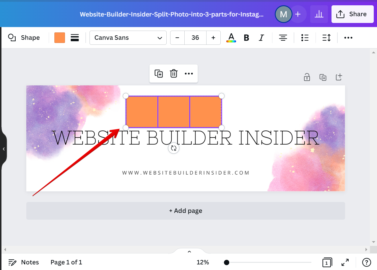 How Do You Split a Picture Into 3 on Canva on Instagram ...