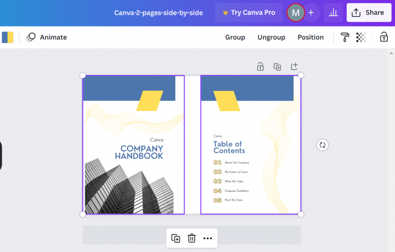 Can You Put Two Pages Side by Side in Canva? - WebsiteBuilderInsider.com