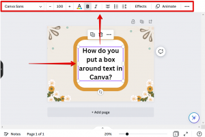 How Do You Put a Box Around Text in Canva? - WebsiteBuilderInsider.com