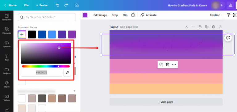 How Do You Do a Gradient Fade in Canva? - WebsiteBuilderInsider.com