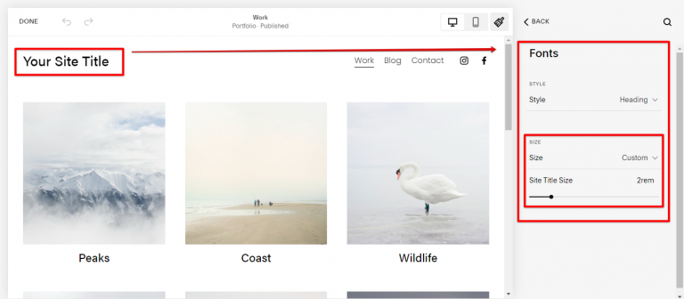 How Do I Change Font Size in Squarespace? - WebsiteBuilderInsider.com