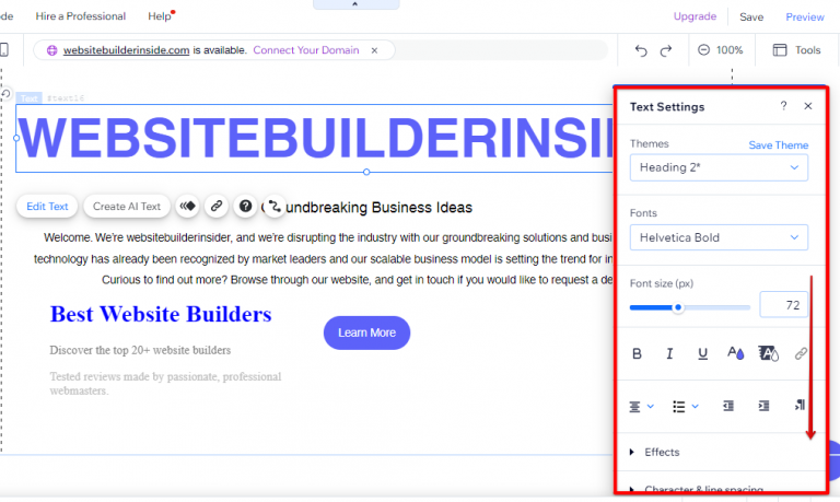 How Do I Create a Scrolling Text in Wix? - WebsiteBuilderInsider.com