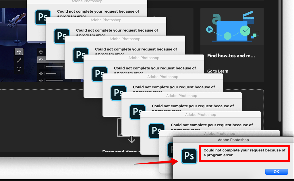 How Do You Fix Could Not Complete Your Request Because of a Program ...