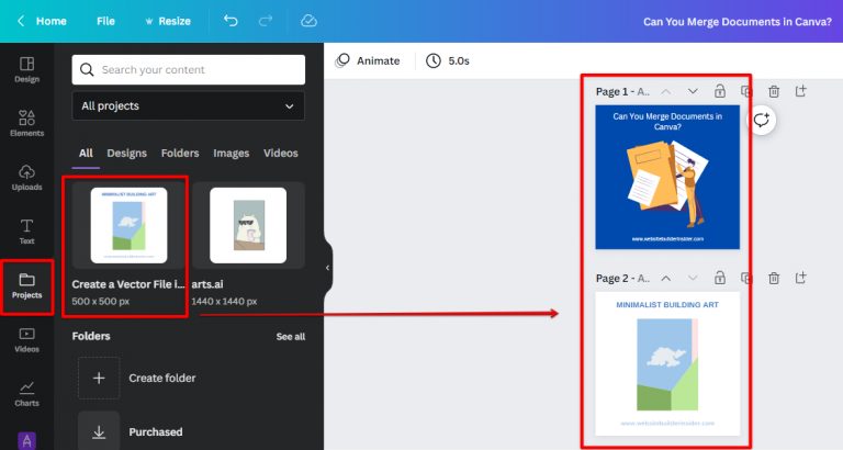 Can You Merge Documents in Canva? - WebsiteBuilderInsider.com
