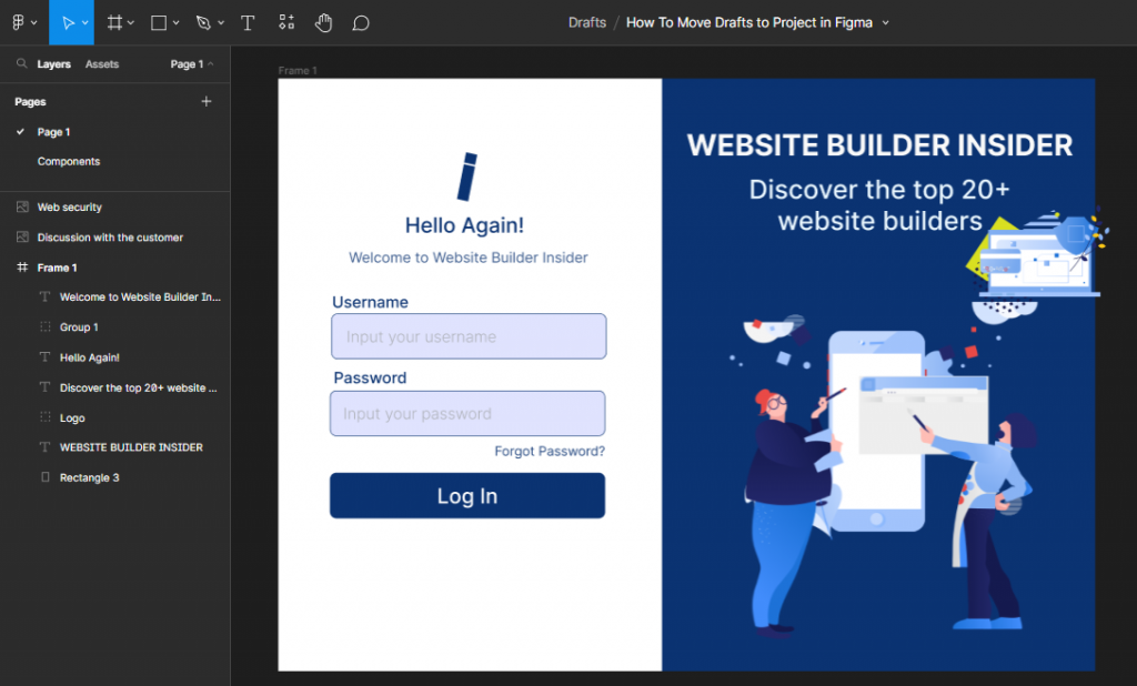 How Do I Move Drafts to Project in Figma? - WebsiteBuilderInsider.com