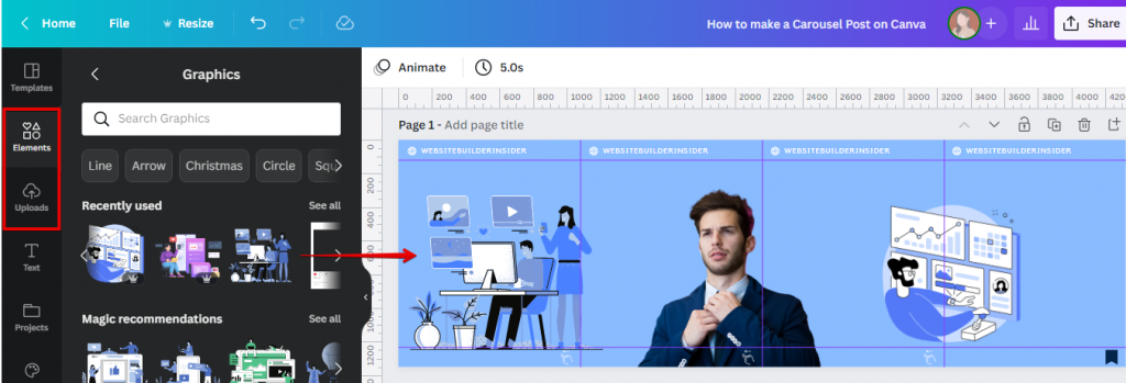 How Do I Make a Carousel Post on Canva? - WebsiteBuilderInsider.com