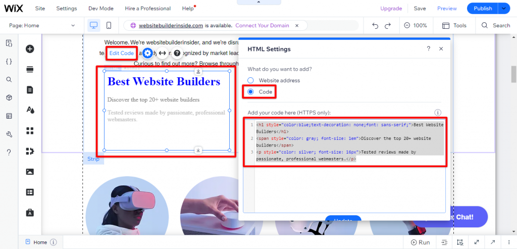 Can I Upload HTML Files to Wix? - WebsiteBuilderInsider.com