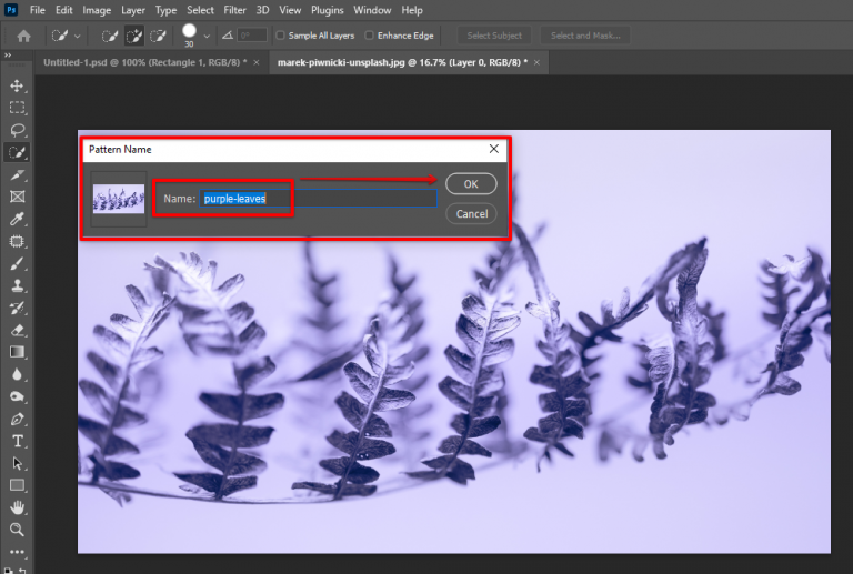 How Do I Convert a JPEG to a Pattern in Photoshop ...