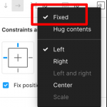 How Do I Fix the Position While Scrolling in Figma ...