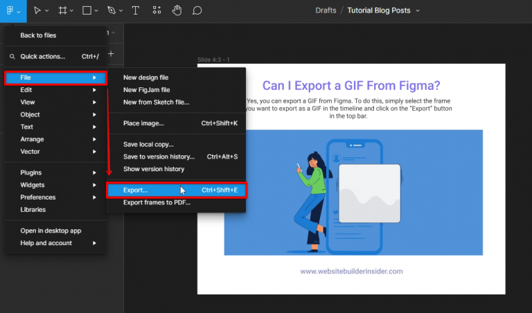 Can I Export a GIF From Figma? - WebsiteBuilderInsider.com