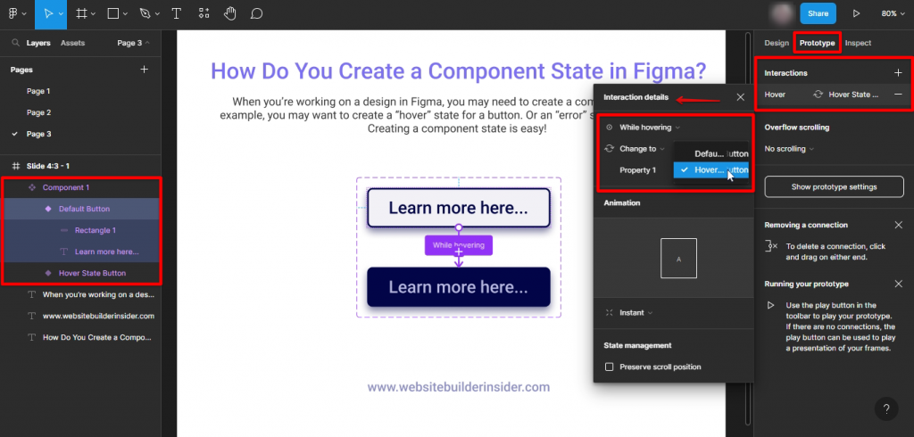 How Do You Create a Component State in Figma? - WebsiteBuilderInsider.com