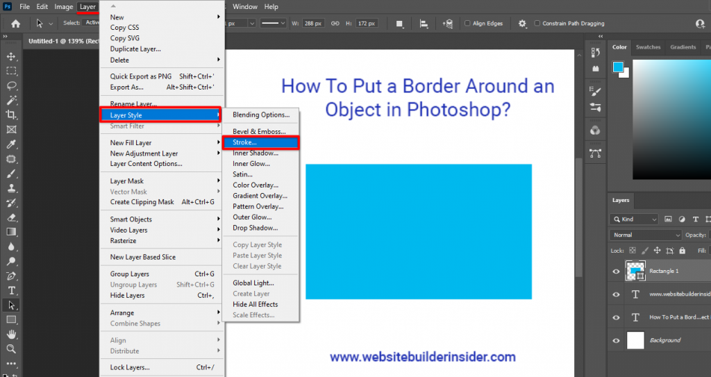 How Do I Put a Border Around an Object in Photoshop ...