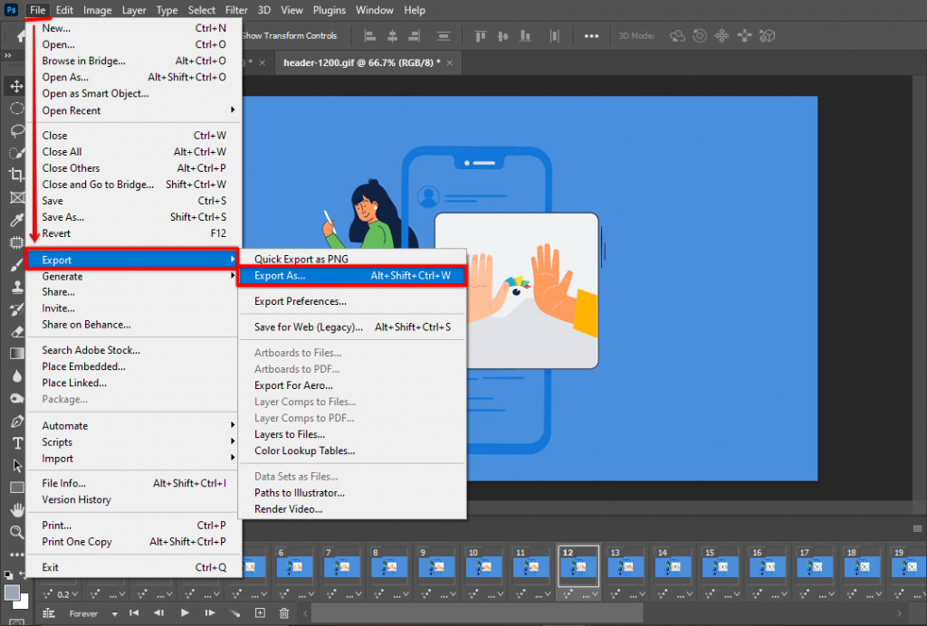 How Do I Save an Animated GIF in Photoshop? - WebsiteBuilderInsider.com