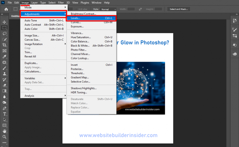 How Do I Make Outer Glow in Photoshop? - WebsiteBuilderInsider.com