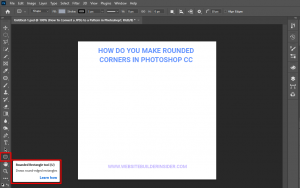 How Do You Make Rounded Corners in Photoshop CC ...