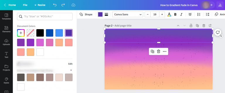 How Do You Do a Gradient Fade in Canva? - WebsiteBuilderInsider.com