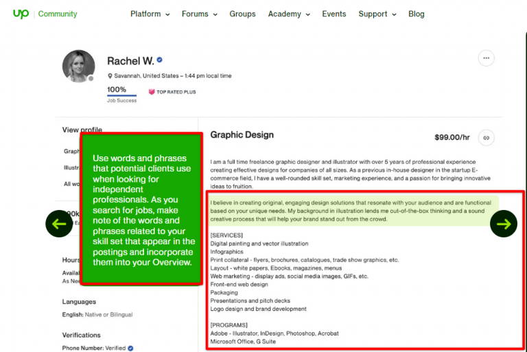 How Can I Describe Myself on UpWork? - WebsiteBuilderInsider.com