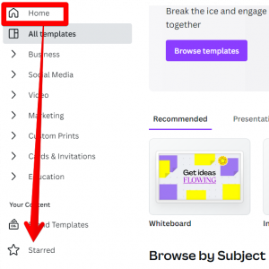 How Do I Find My Favorites on Canva? - WebsiteBuilderInsider.com