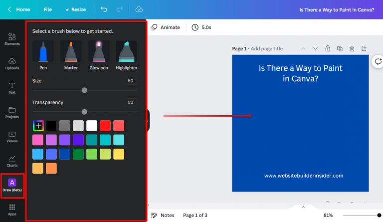Is There a Way to Paint in Canva? - WebsiteBuilderInsider.com