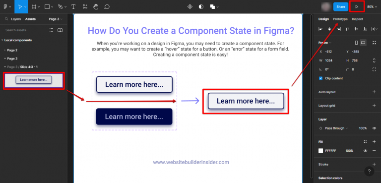 How Do You Create a Component State in Figma? - WebsiteBuilderInsider.com