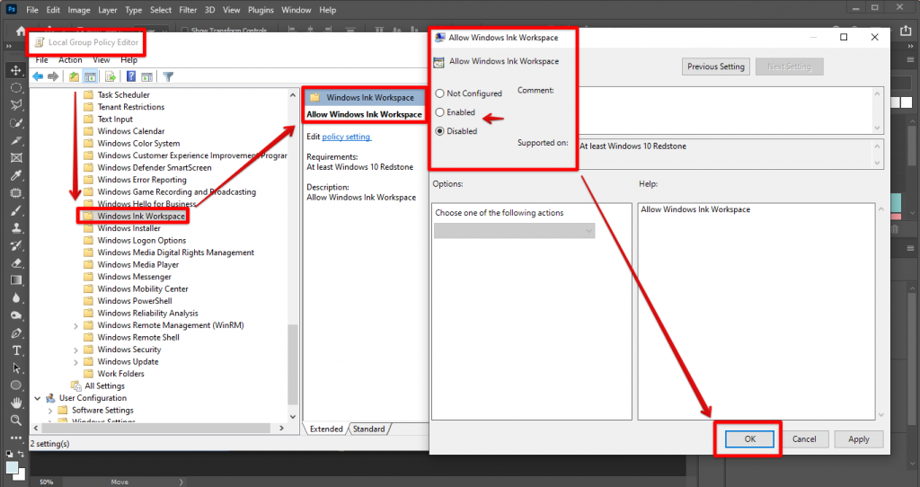 How Do I Turn Off Windows Ink in Photoshop? - WebsiteBuilderInsider.com