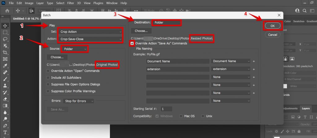 How Do I Crop Multiple Images at Once in Photoshop ...