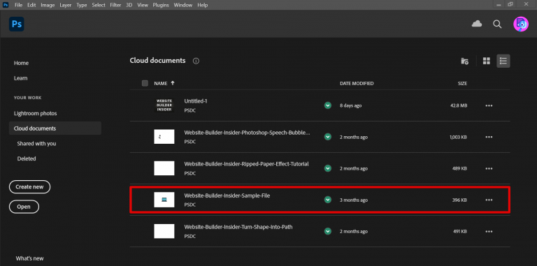 How Do I Delete a Single File in Photoshop? - WebsiteBuilderInsider.com