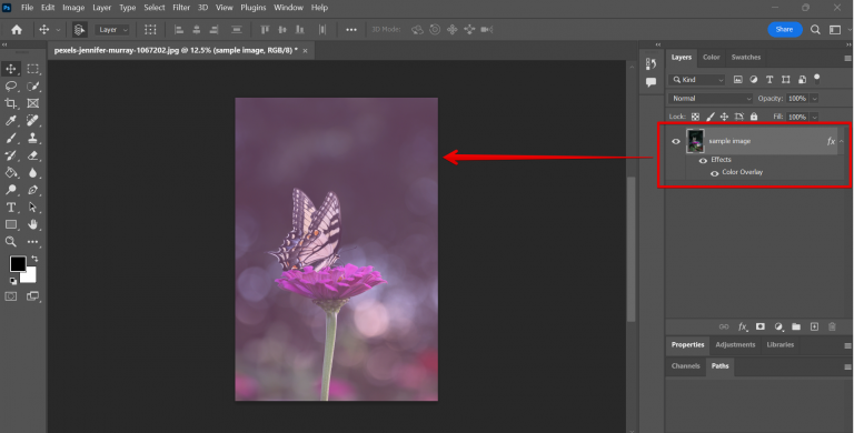How Do I Overlay Color on an Image in Photoshop ...