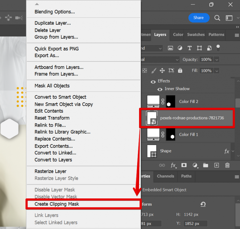 How Do I Fill a Selected Area in Photoshop With an Image ...
