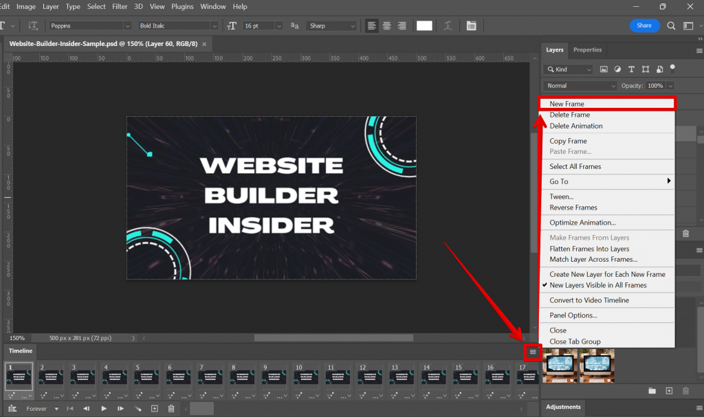 How Do I Create an Animated PNG in Photoshop? - WebsiteBuilderInsider.com