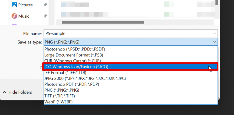 How Do I Save a .ICO File in Photoshop? - WebsiteBuilderInsider.com