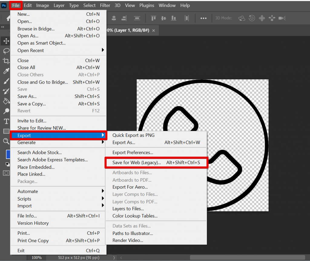 How Do I Save a PNG With a Transparent Background in Photoshop ...