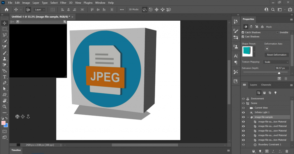 How Do I Convert a JPEG to a 3D Image in Photoshop ...