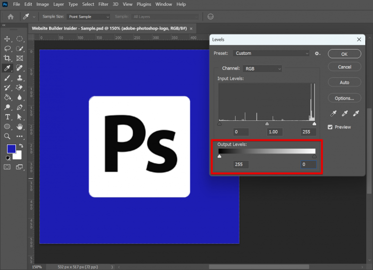 How Do I Change a Logo From Black to White in Photoshop ...