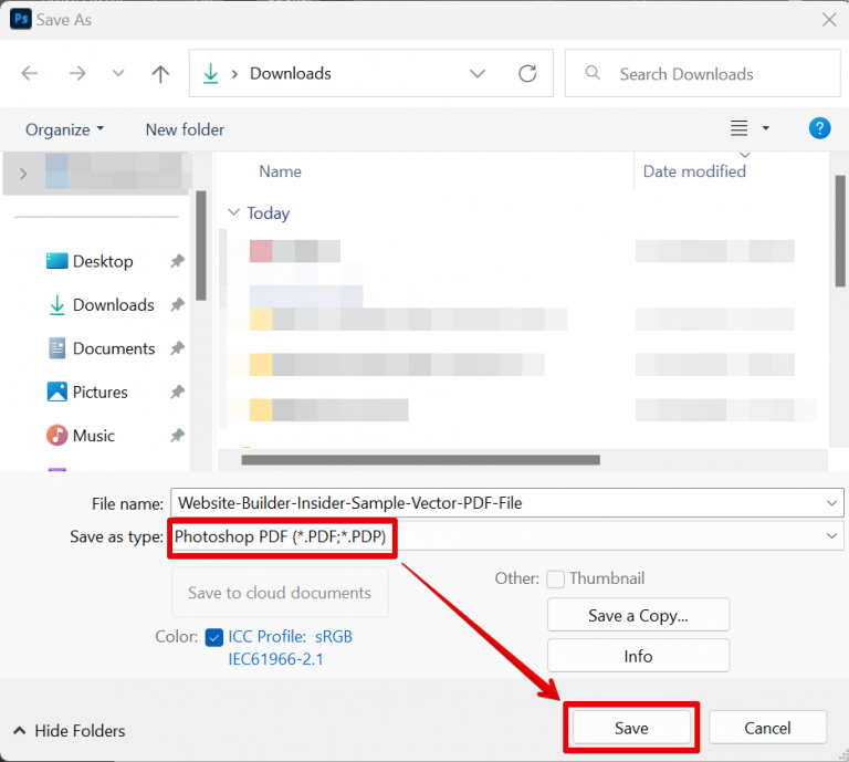 How Do I Save a Photoshop File as a Vector PDF? - WebsiteBuilderInsider.com