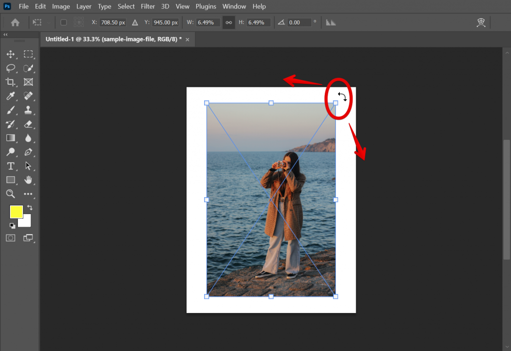 How Do I Tilt an Image in Photoshop? - WebsiteBuilderInsider.com