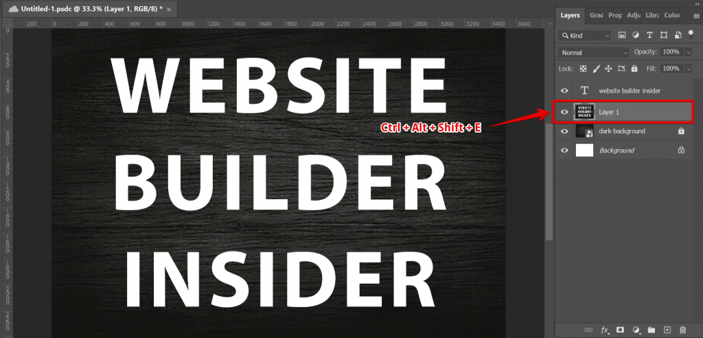 What Does CTRL Alt Shift E Do in Photoshop? - WebsiteBuilderInsider.com