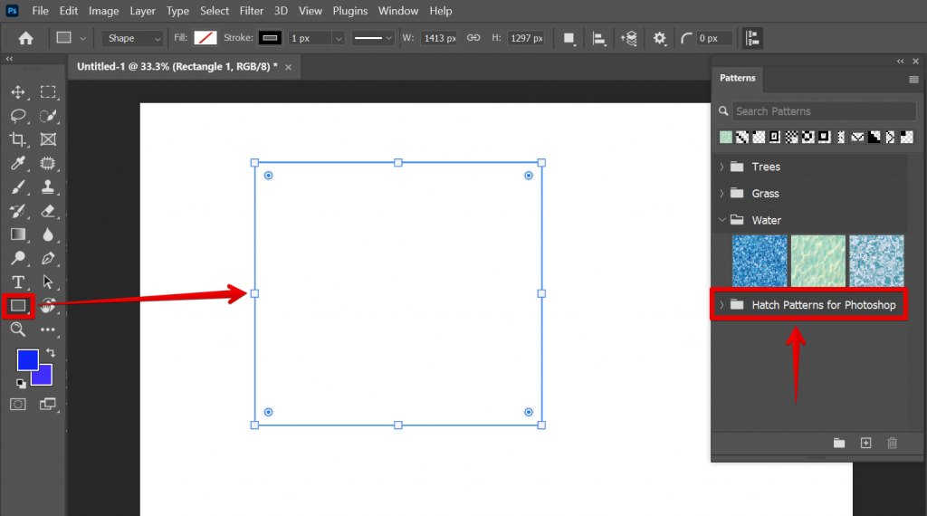 How Do I Create a Hatch Pattern in Photoshop? - WebsiteBuilderInsider.com