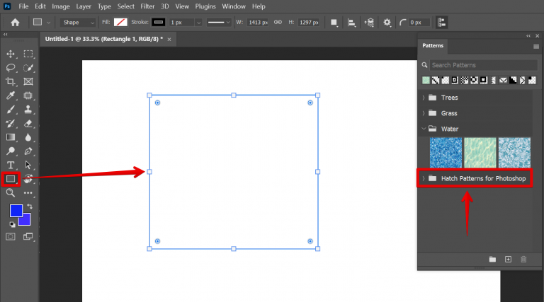 How Do I Create a Hatch Pattern in Photoshop? - WebsiteBuilderInsider.com