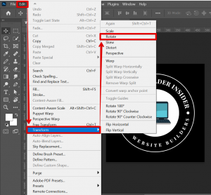 What Is the Shortcut to Rotate in Photoshop? - WebsiteBuilderInsider.com