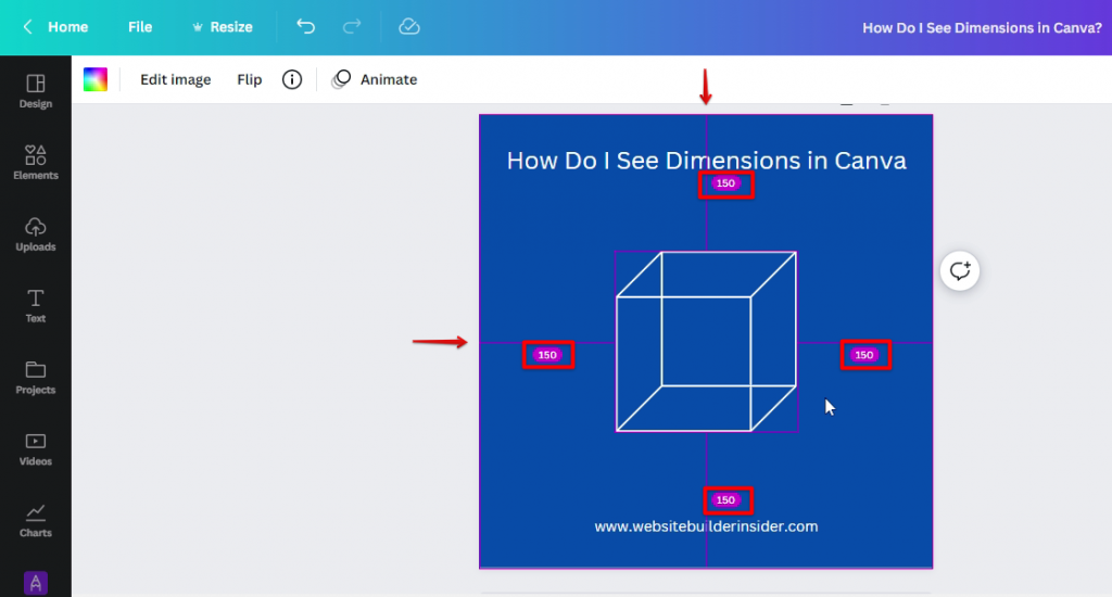 How Do I See Dimensions in Canva? - WebsiteBuilderInsider.com