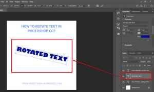 How Do You Rotate Text in Photoshop CC? - WebsiteBuilderInsider.com