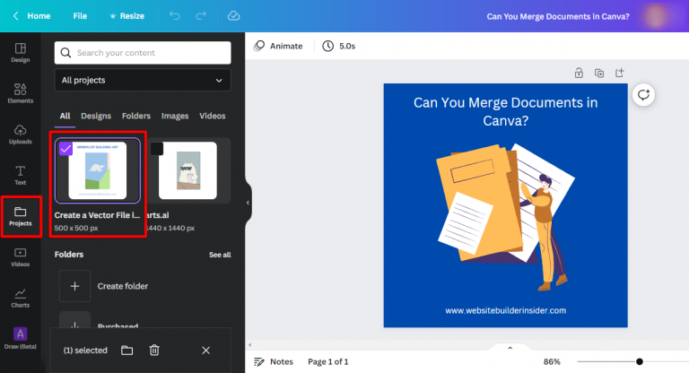Can You Merge Documents in Canva? - WebsiteBuilderInsider.com