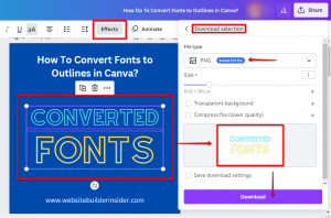 How Do I Convert Fonts to Outlines in Canva? - WebsiteBuilderInsider.com