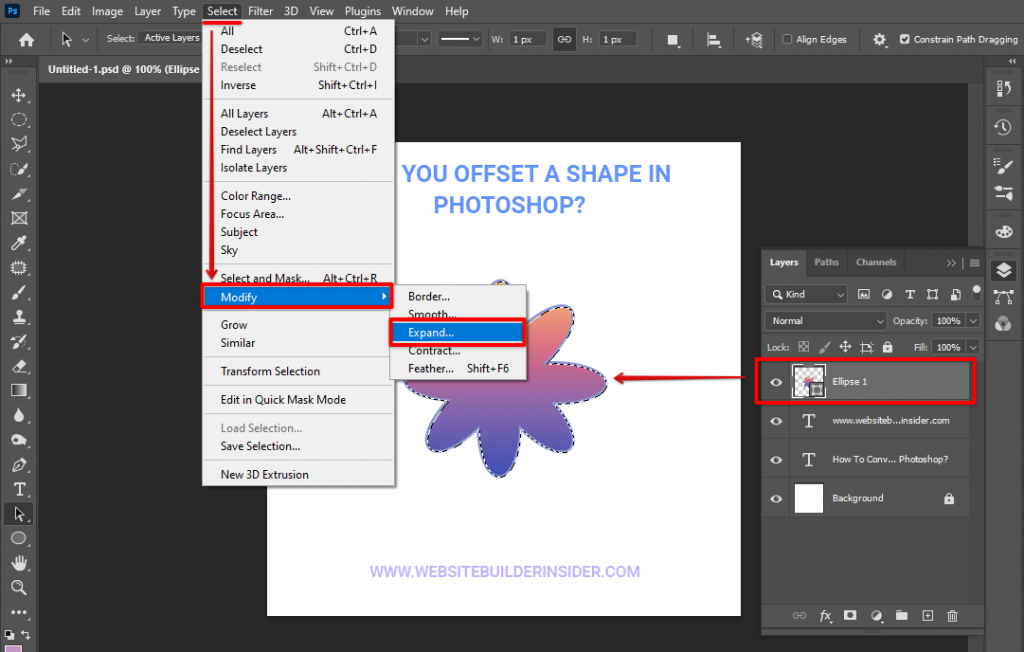 Can You Offset a Shape in Photoshop? - WebsiteBuilderInsider.com