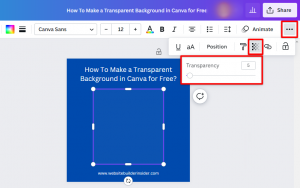 How Do I Make a Transparent Background in Canva for Free ...